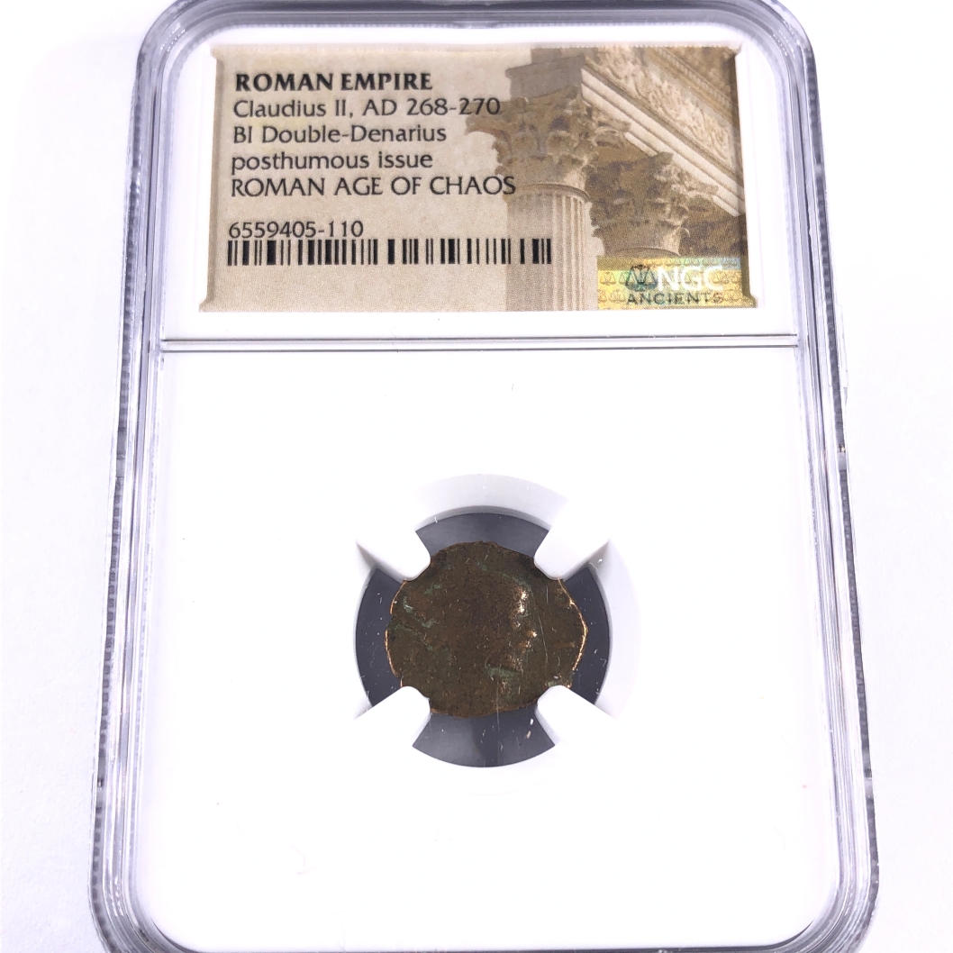 AD 268-270*Claudius II*Roman Empire*BI Double Denarius*Posthumous Issue ...