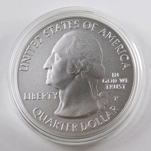 America The Beautiful Five Ounce Silver Uncirculated Coin*Marsh ...