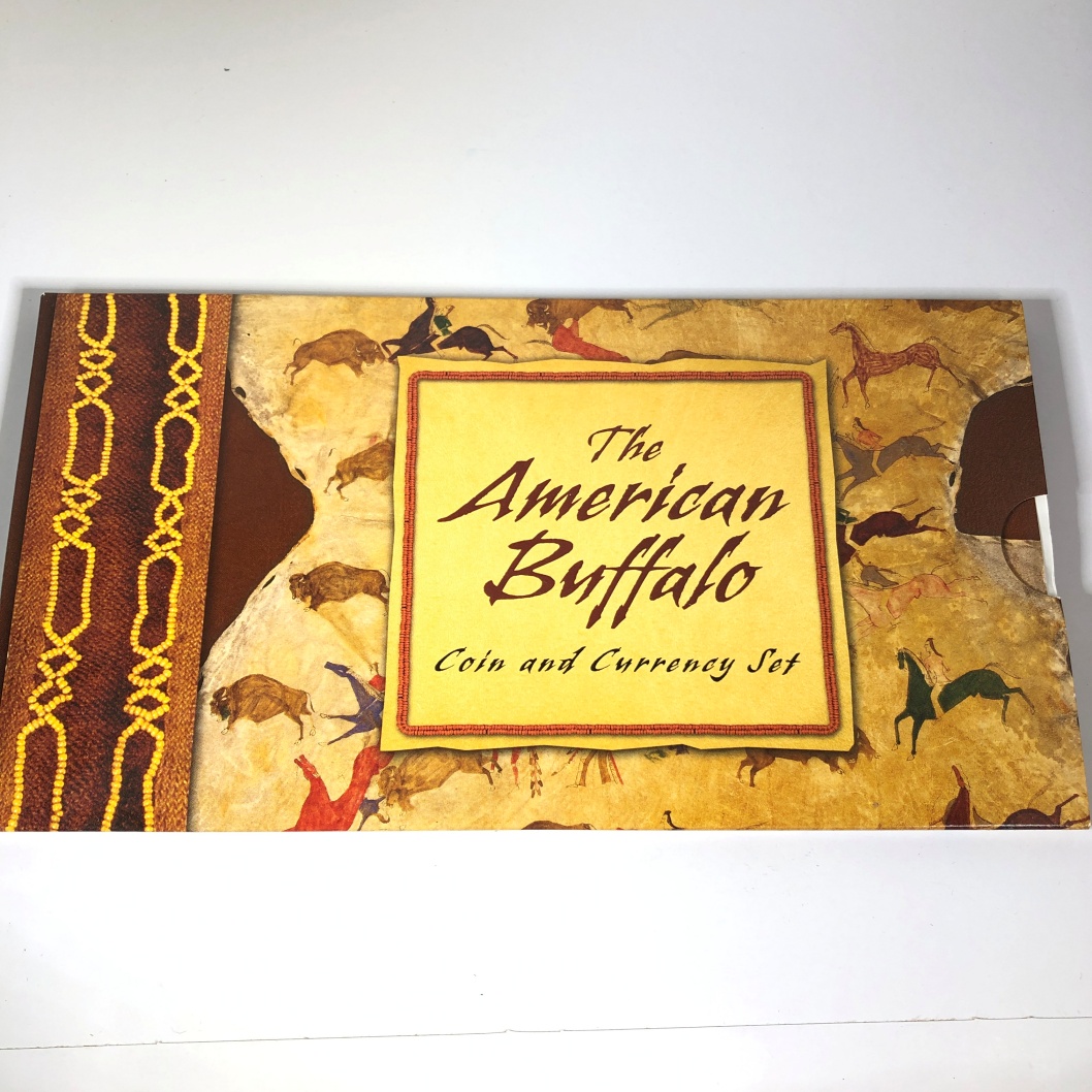 American Buffalo Coin & Currency Set*2001 Commemorative Silver $1, 1987 ...