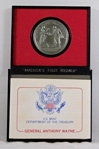 America's First Medals Series*General Anthony Wayne*Pewter in Plastic ...