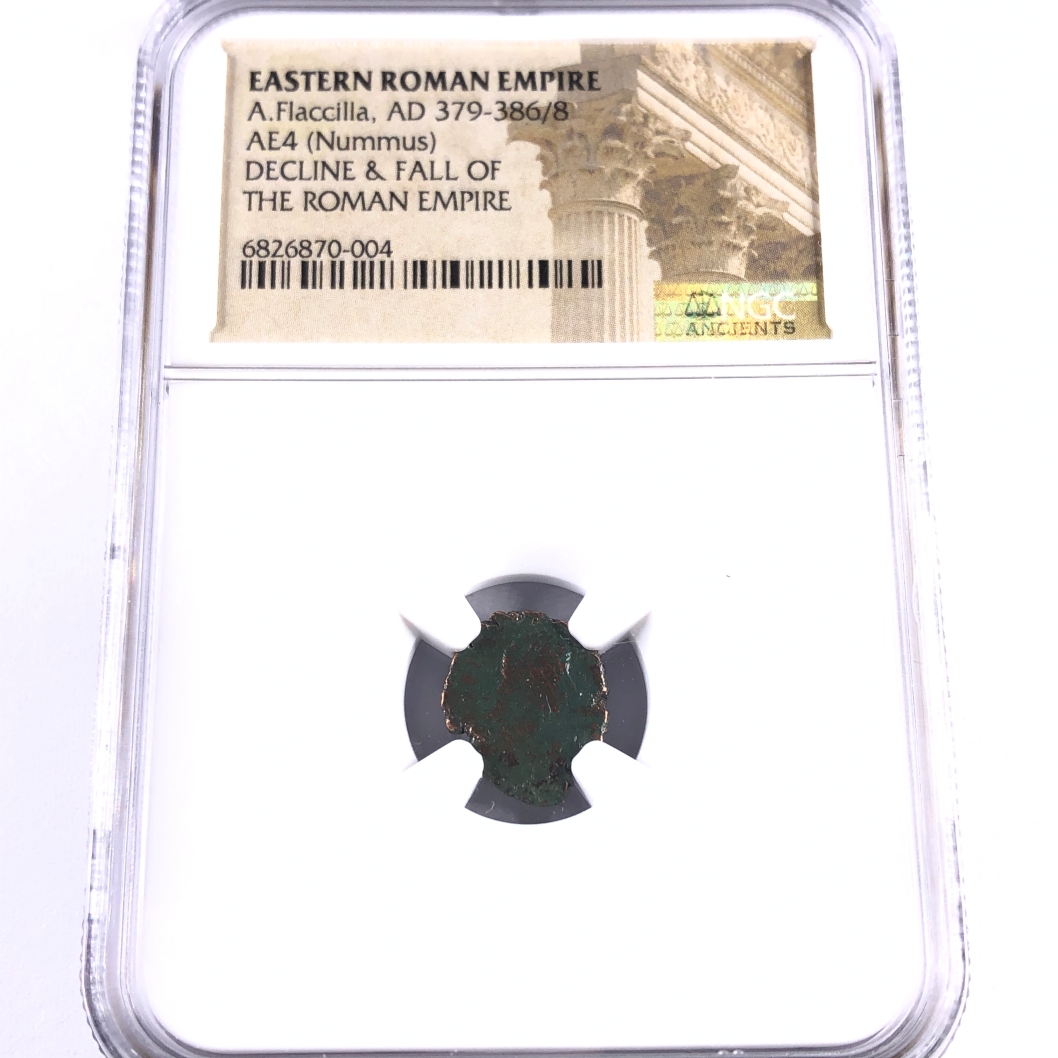 Ancient*Eastern Roman Empire*A. Flaccllia, AD 379-386/8*AE4 (Nummus ...