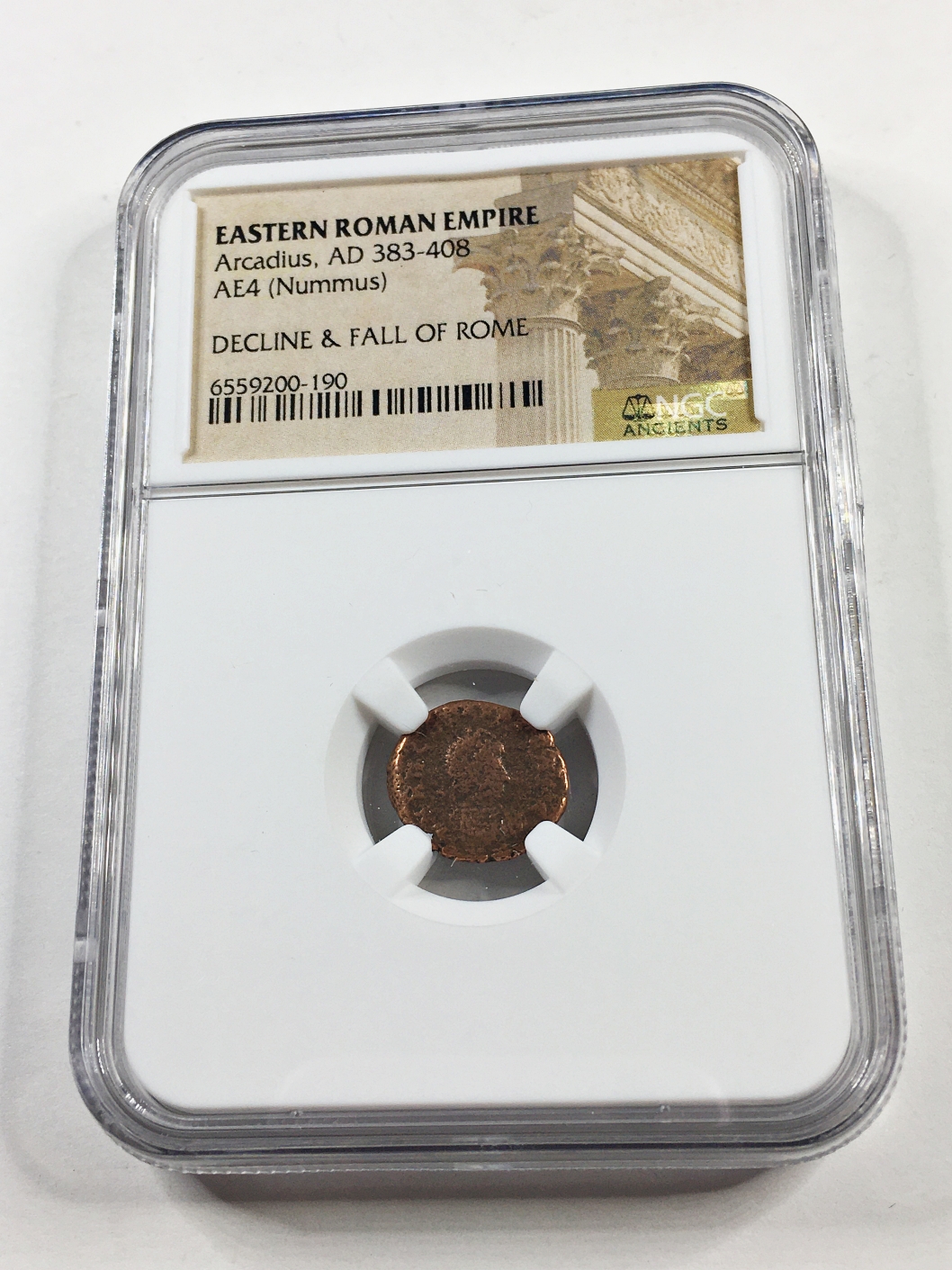 Ancient*Eastern Roman Empire*Arcadius, AD 383-408*AE4 (Nummus)*Decline ...