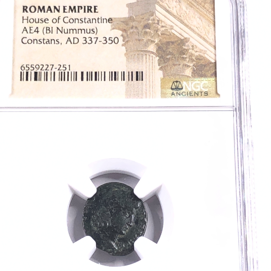 Ancient*Roman Empire*House of Constantine*AE4 (BI Nummus)*Constans, AD ...