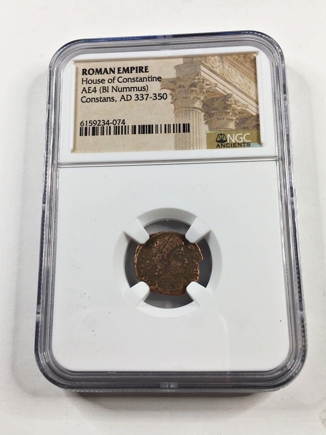 Ancient*Roman Empire*House of Constantine*AE4 (BI Nummus)*Constans, AD ...