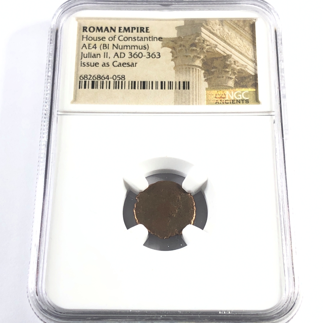 Ancient*Roman Empire*House of Constantine*AE4 (BI Nummus)*Julian II, AD ...