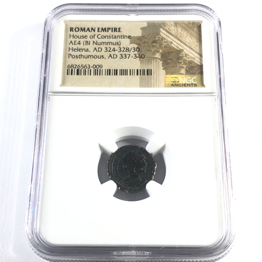 Ancient*Roman Empire*House of Constitine, AE4 (Nummus)*Helena, AD 324 ...