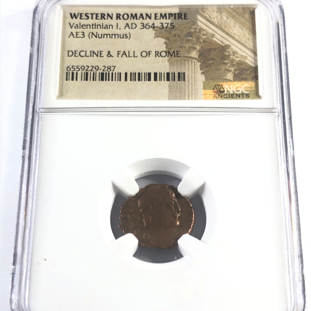 Ancient*Western Roman Empire*Valentinian I, AD 364-375*AE3 (Nummus ...
