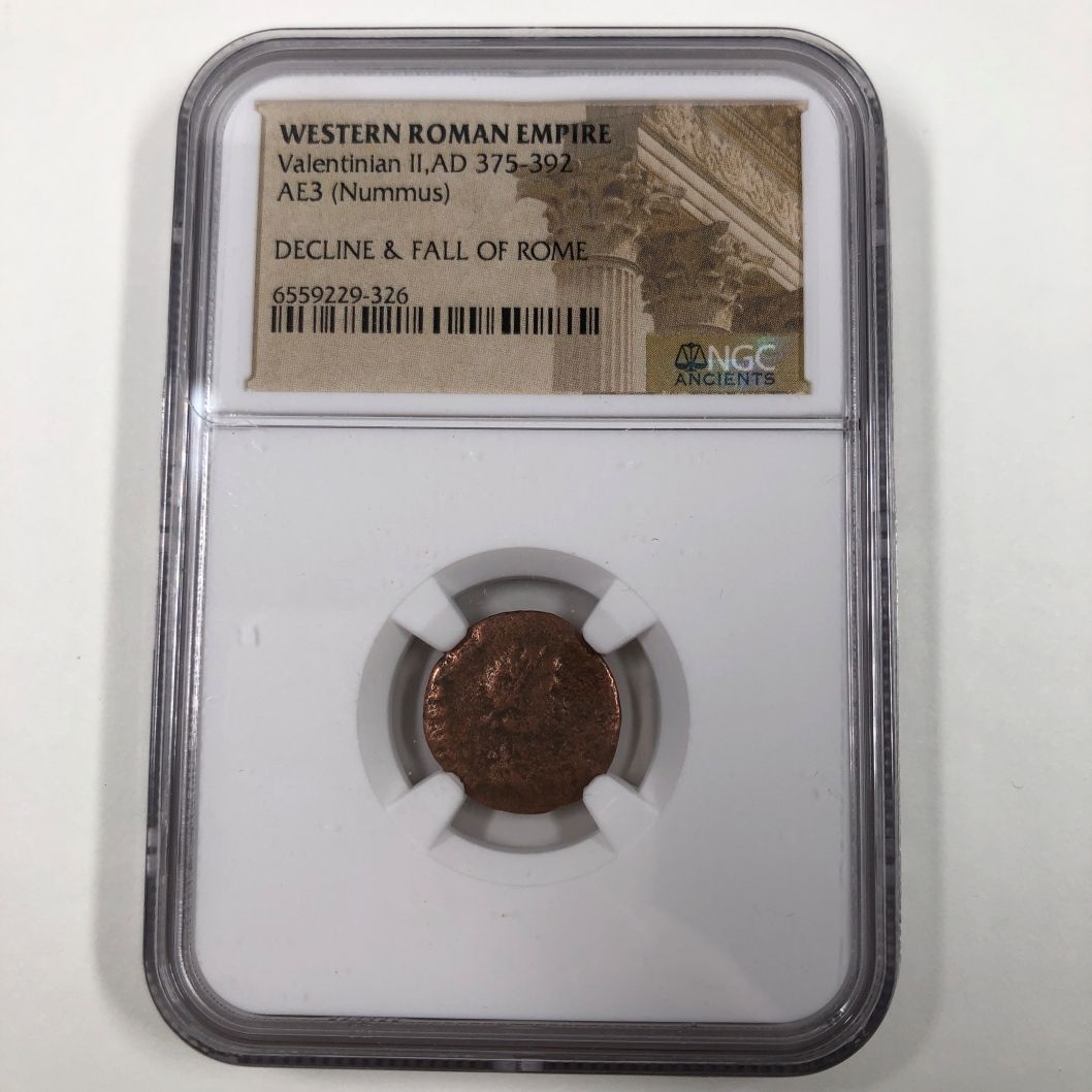 Ancient*Western Roman Empire*Valentinian II, AD 375-392*AE3 (Nummus ...