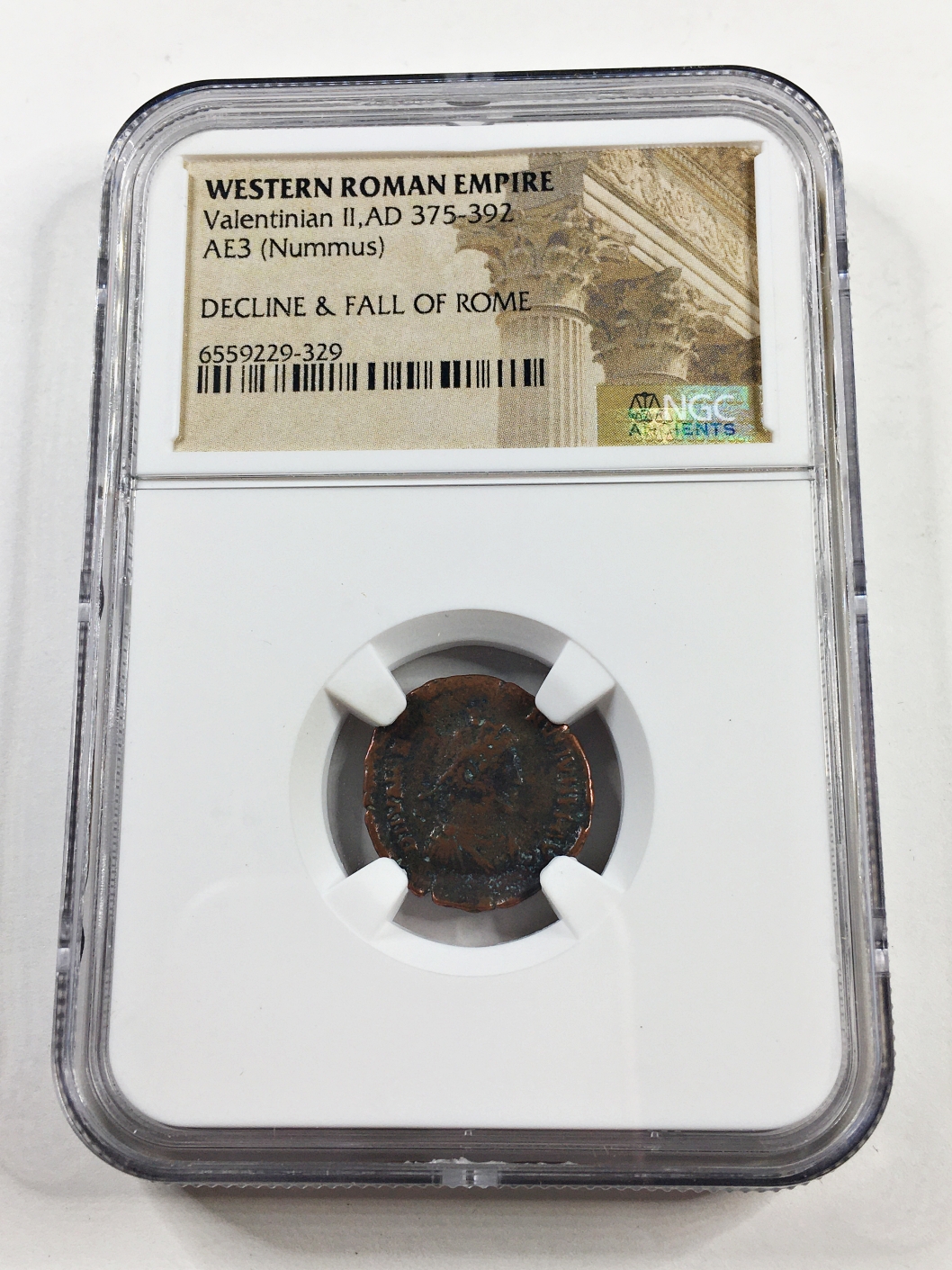 Ancient*Western Roman Empire*Valentinian II, AD 375-392*AE3 (Nummus ...