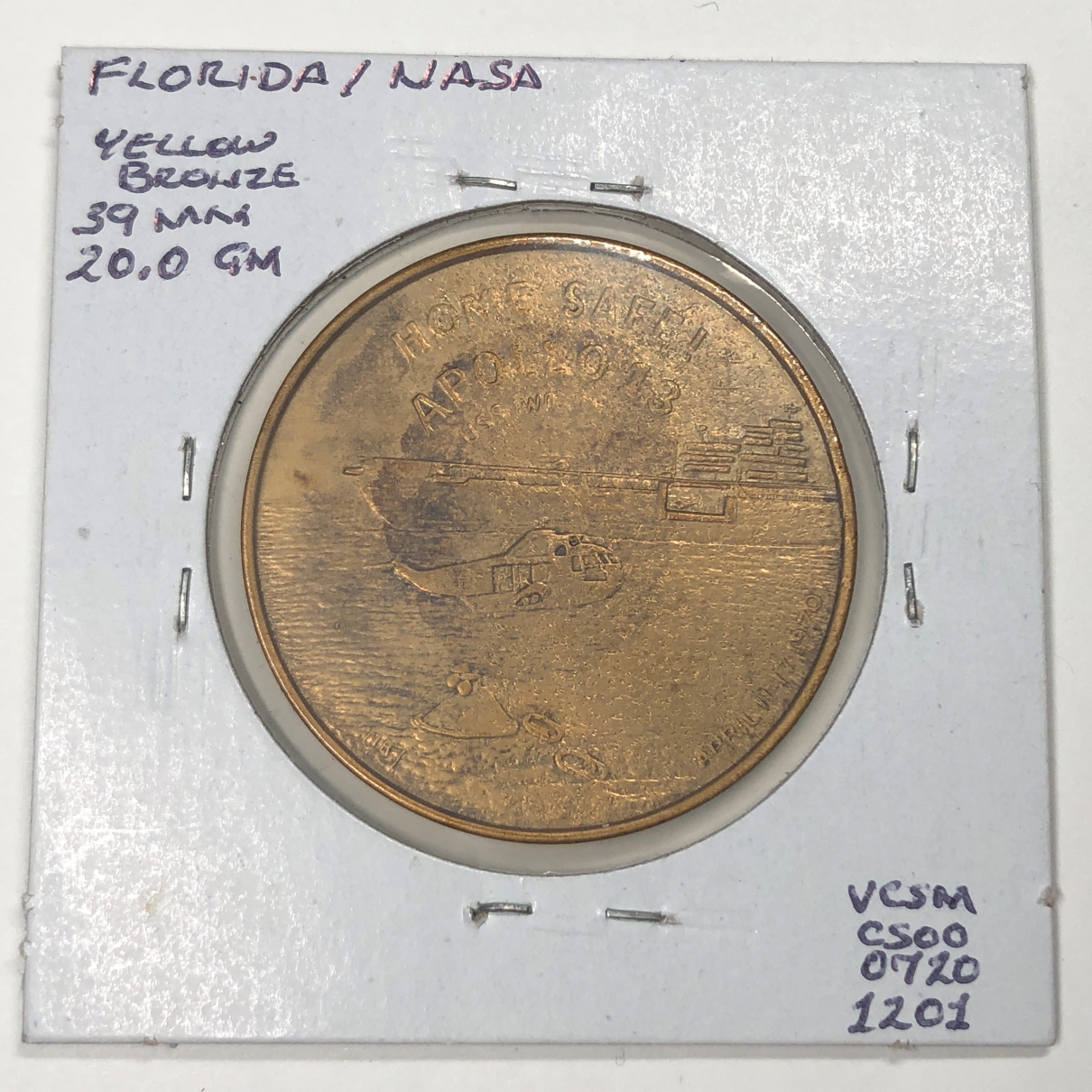 Apollo 13 Cape Canaveral Bronze Medal | Property Room