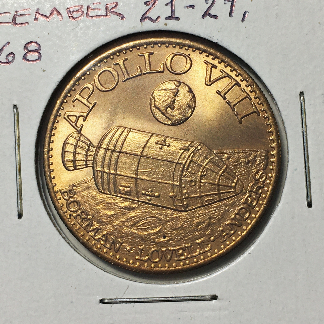 Apollo VIII December 21-27 1968 Medal | Property Room