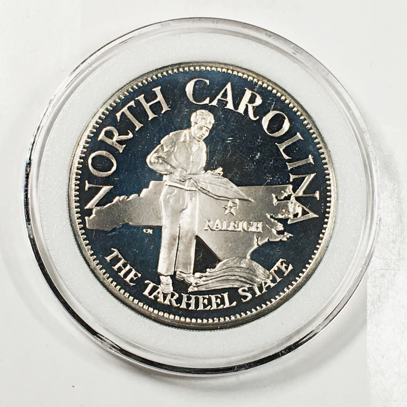 Approx. One Ounce .925 Proof Silver North Carolina State Medallion*In ...