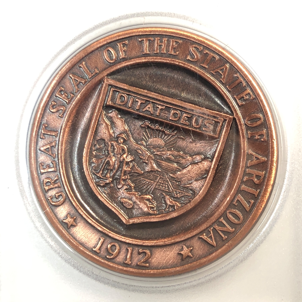 Arizona State Seal Centennial Medal | Property Room