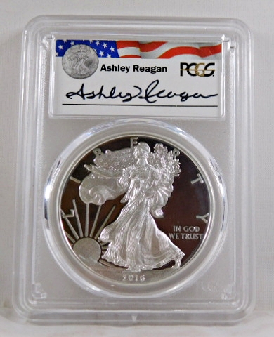 ASHLEY REAGAN SIGNED 2016-W LETTERED EDGE FIRST STRIKE 30th Anniv ...