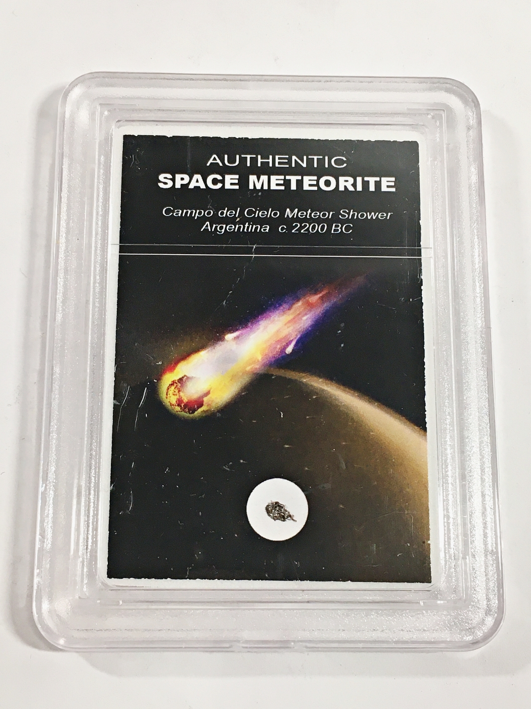 Authentic Space Meteorite*Campo del Cielo, Argentina Meteor Shower, c ...