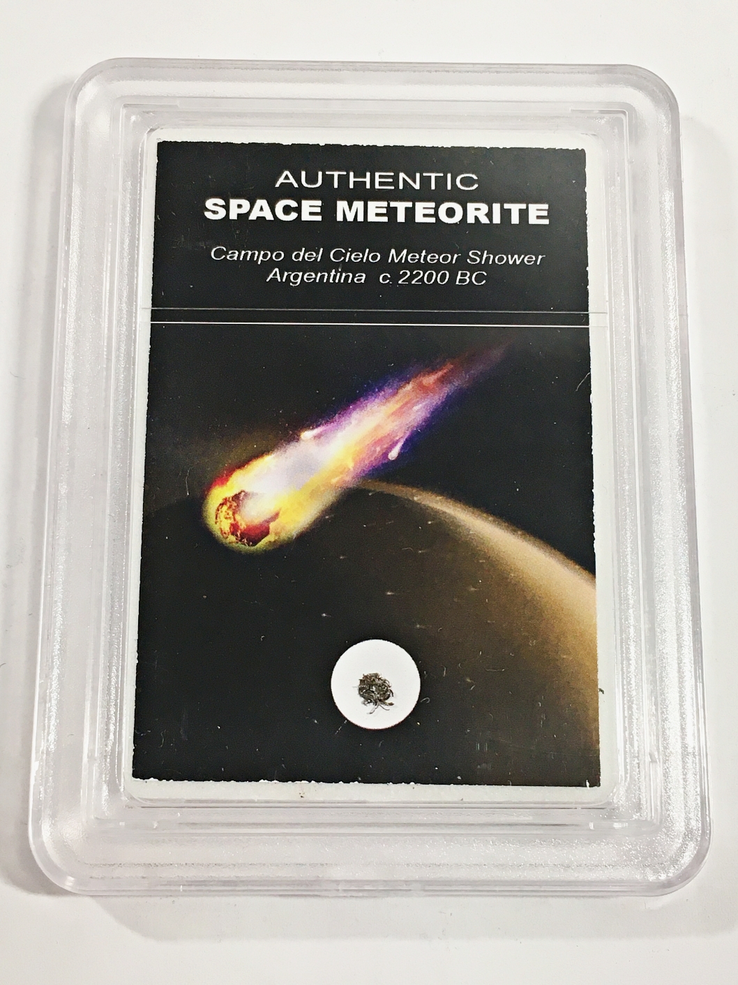 Authentic Space Meteorite*Campo del Cielo, Argentina Meteor Shower, c ...