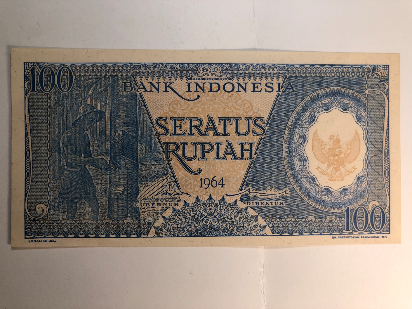 bank of Indonesia 1964 100 Rupiah *Crisp Uncirculated | Property Room