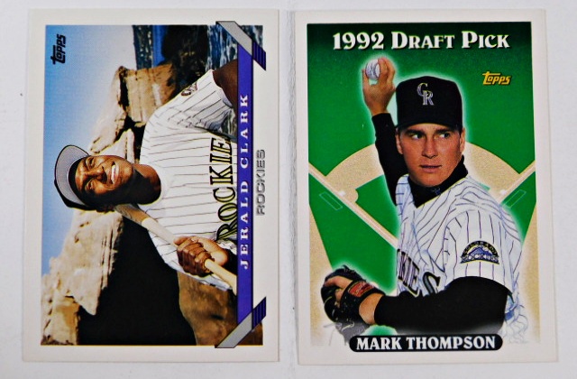 Baseball Cards*Mark Thompson and Jerald Clark | Property Room