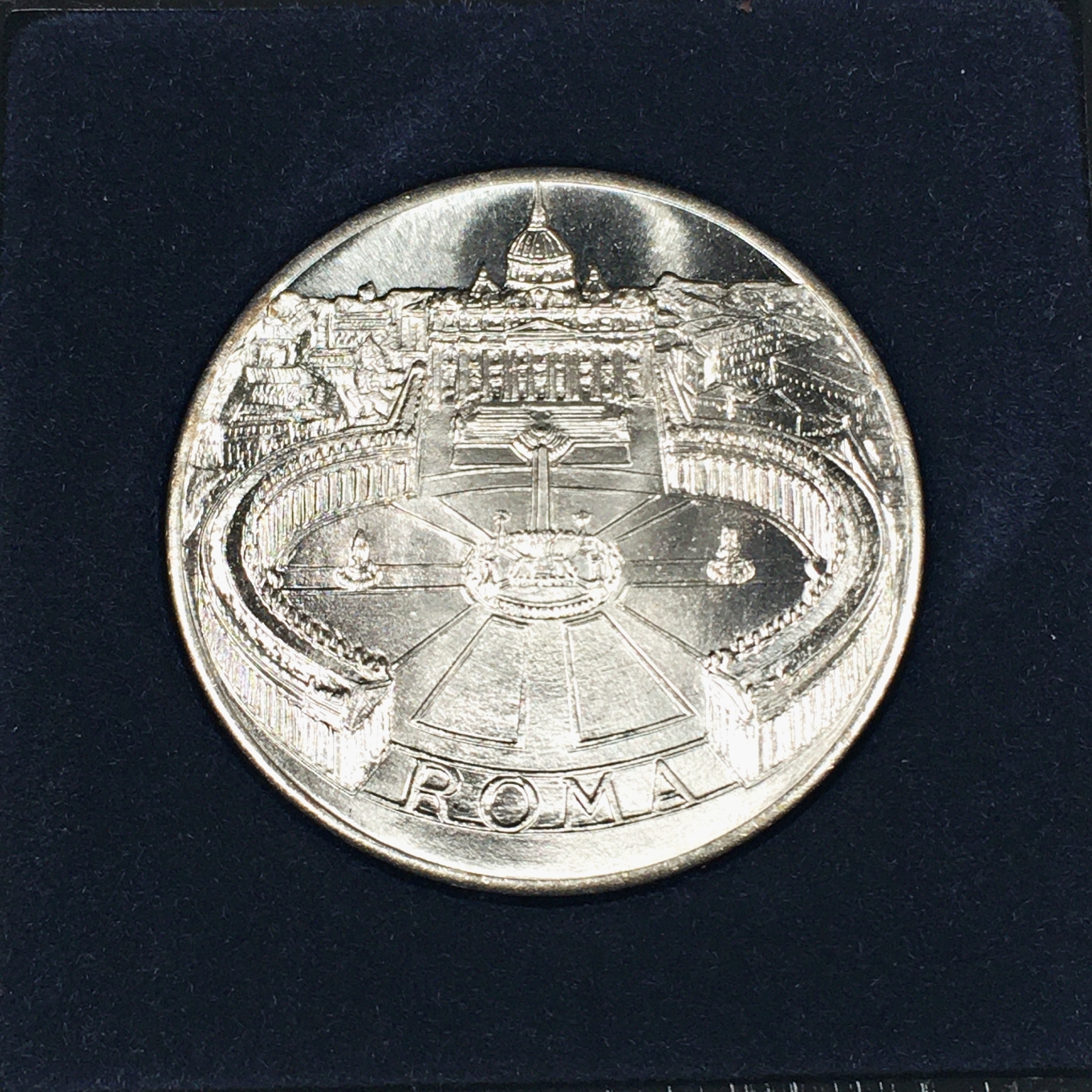 BENEDICTUS XVI POINTIFEX MAXIMUS ROMA TOKEN*Deep Cameo Proof*Silver ...