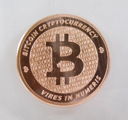 Bitcoin Crytocurrency - Decentralized Consensus - One Ounce .999 Fine ...
