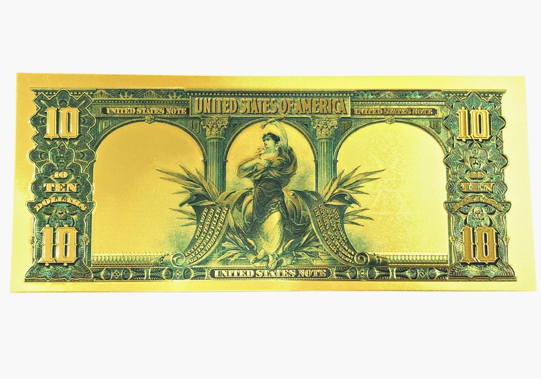 Buffalo Gold Foil 10 Dollar Commemorative Banknote | Property Room