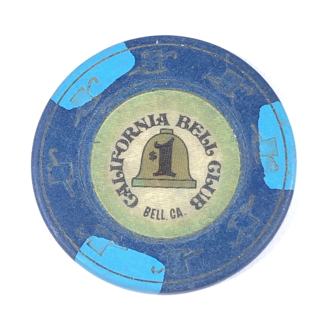 California Bell Club; Bell, CA $1 Game Token | Property Room