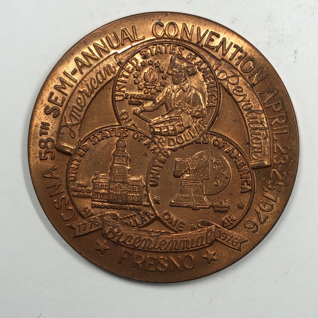 California State Numismatic Association Medal 1961 | Property Room