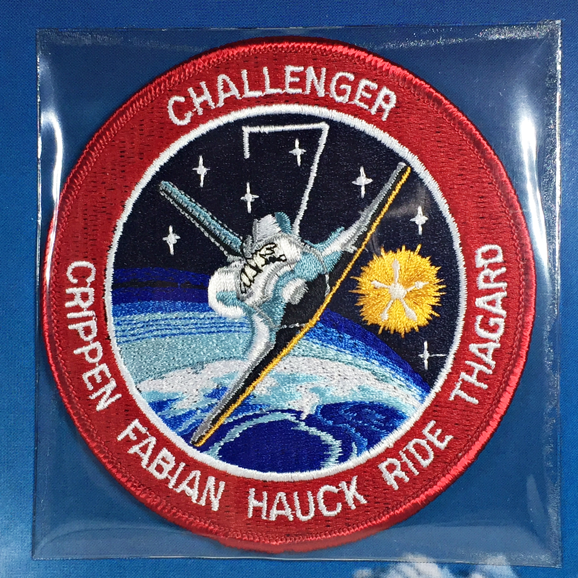 CHALLENGER STS-7 (First Woman in Space) NASA Space Mission Emblem Patch ...