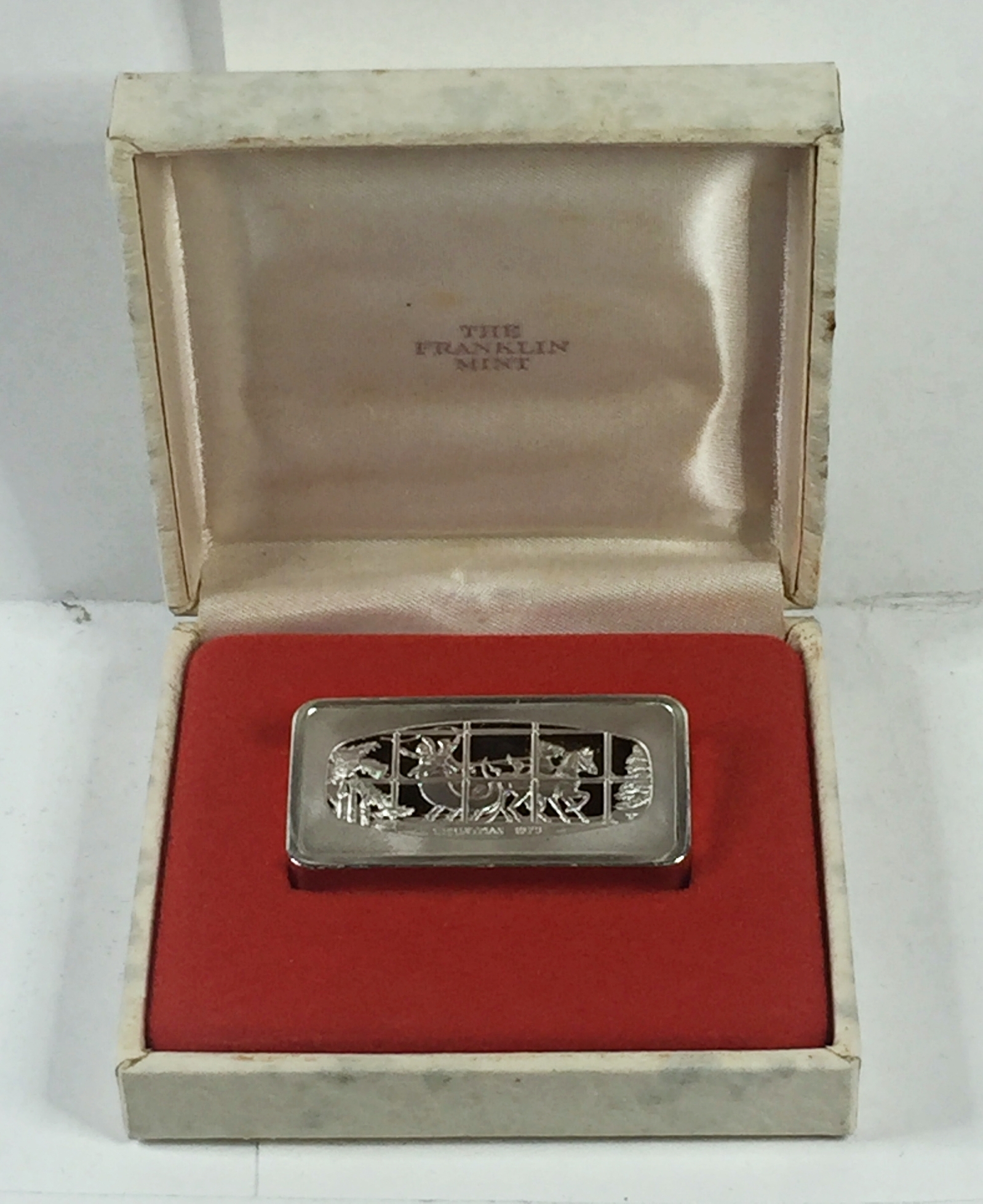 Christmas 1975 Commemorative*1000 Grains Solid Sterling Silver*Proof ...