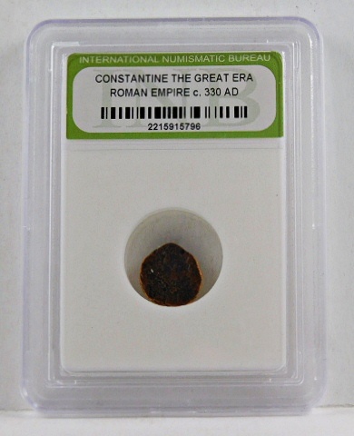 Circa 300 AD Constantine the Great Roman Empire Ancient Bronze Coin ...