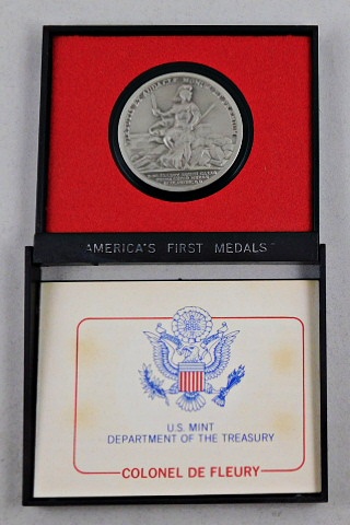 Colonel De Fleury - America's First Medals Series - U.S. Minted Pewter ...