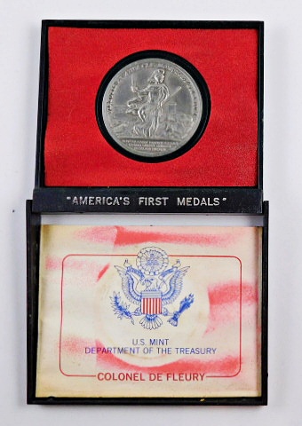 Colonel De Fleury*America's First Medals*US Minted Pewter | Property Room