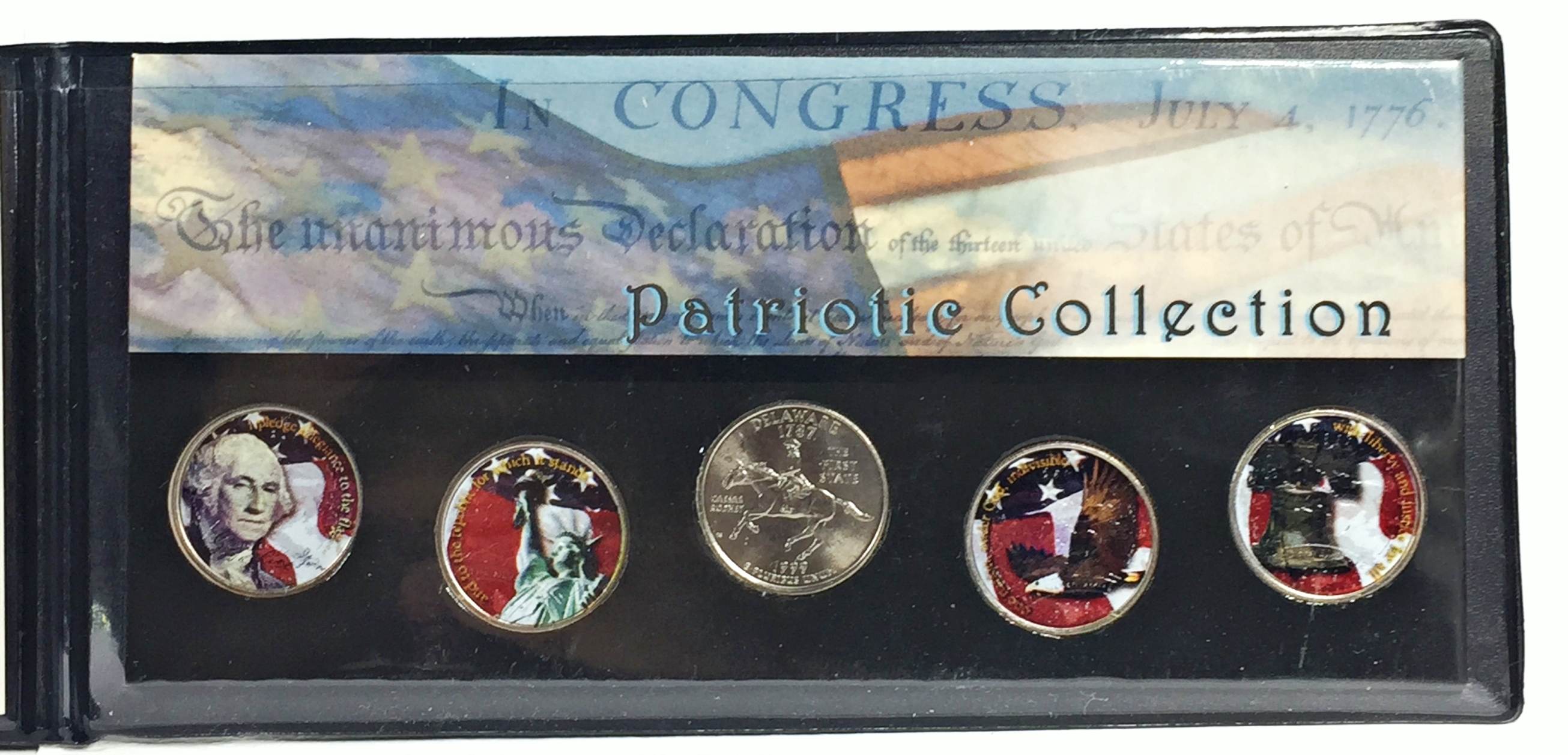 Colorized 1999 Delaware State Commemorative Quarters*Set of Five in ...