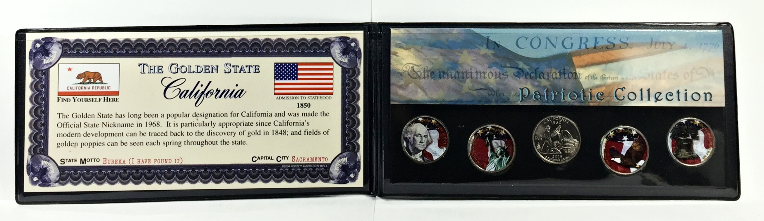 Colorized 2006 California State Commemorative Quarters*Set of Five in ...
