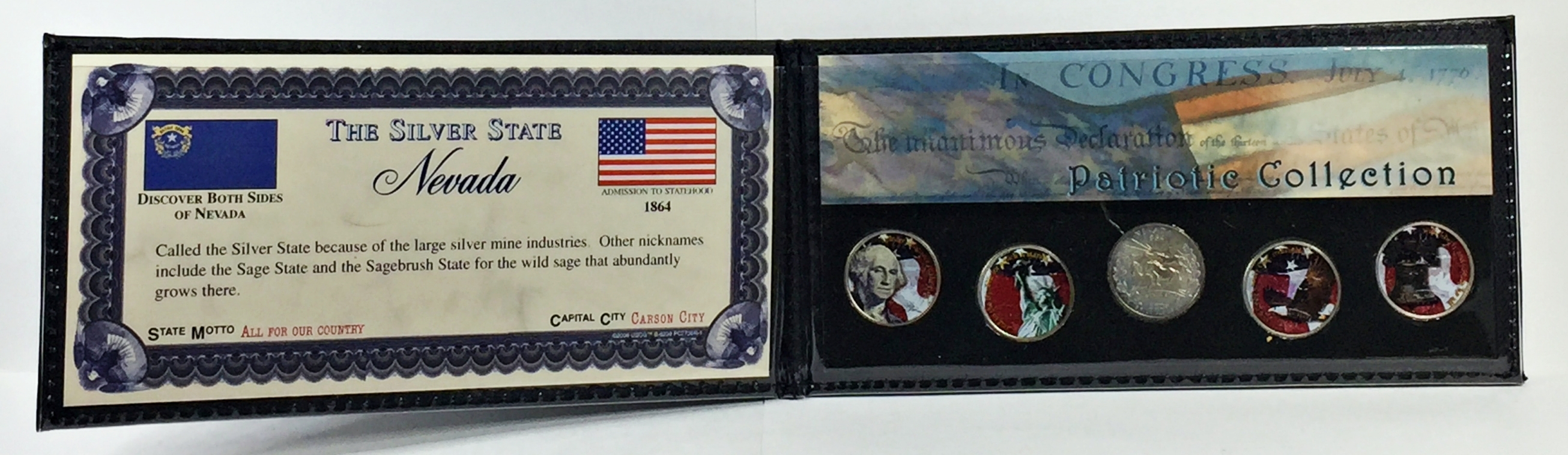 Colorized 2006 Nevada State Commemorative Quarters*Set of Five in Nice ...
