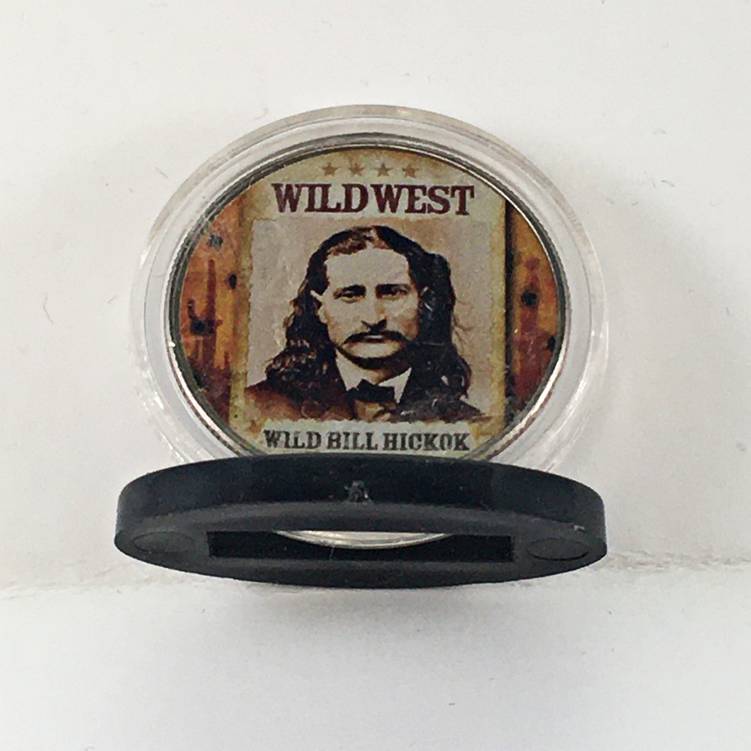 Colorized Kennedy Half Dollar Commemorating Wild Bill Hickok*The Wild ...