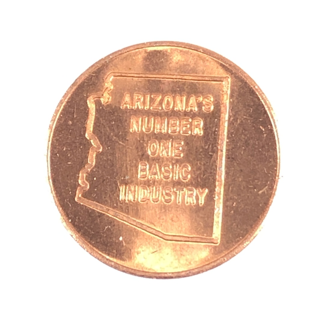 Copper Medallion*Arizona Mining Association*Arizona's Number One Basic ...