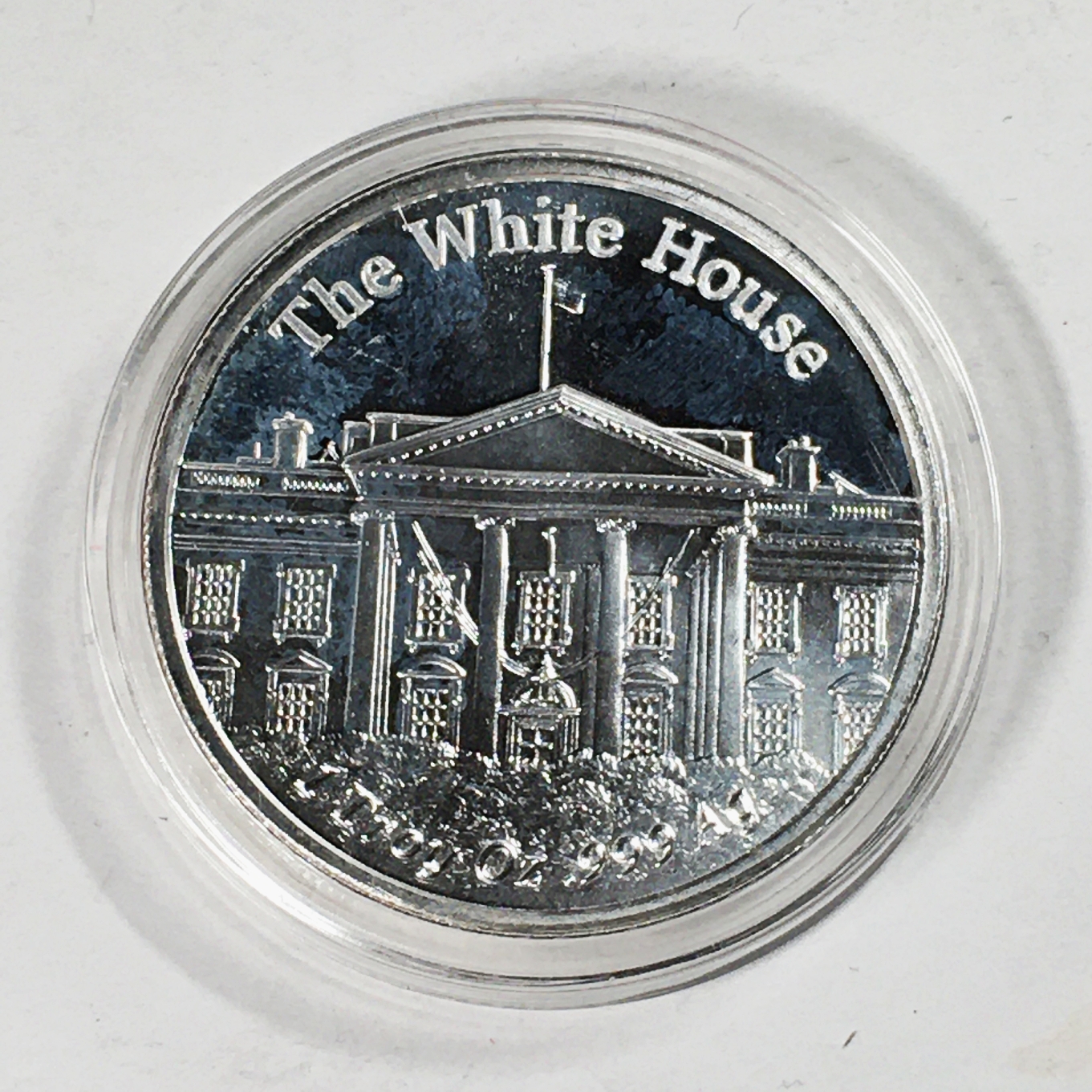 Donald J. Trump/The White House*1oz .999 Fine Proof Silver*In ...
