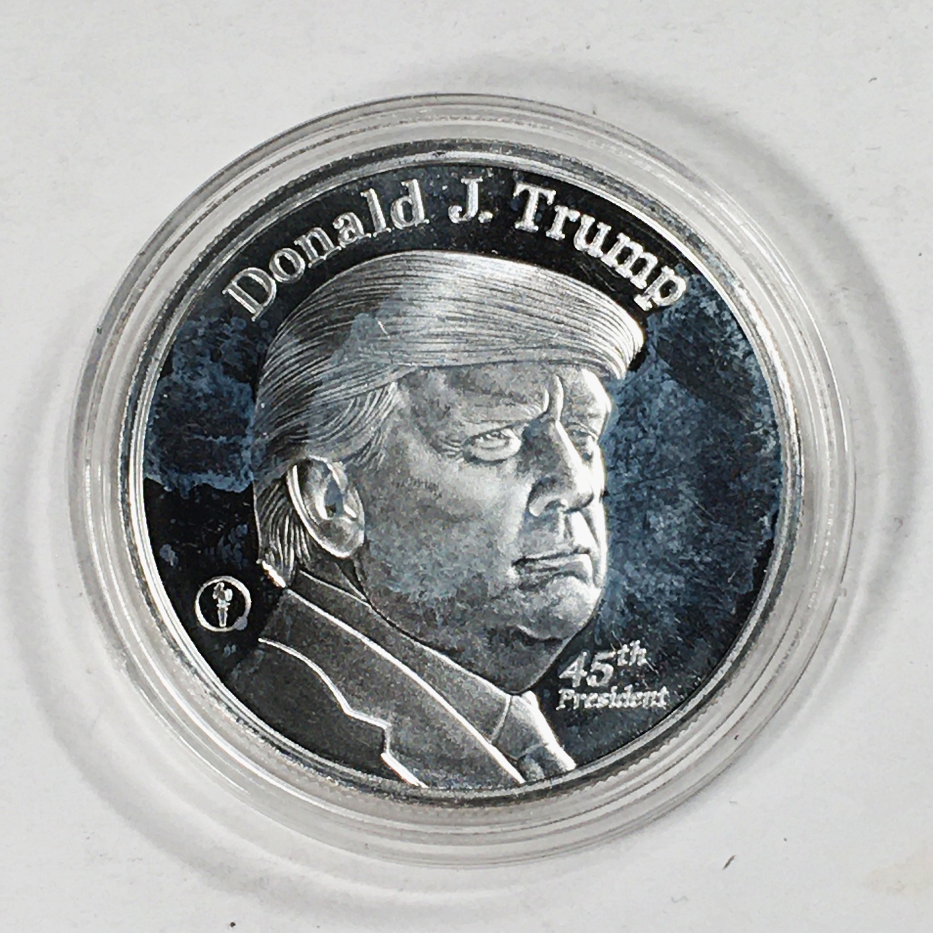 Donald J. Trump/The White House*1oz .999 Fine Proof Silver*In ...