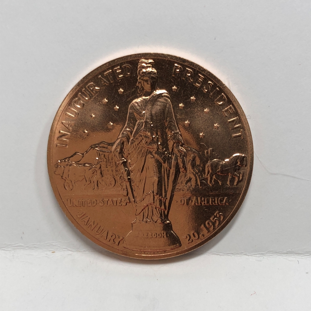 Dwight D. Eisenhower Commemorative Inaugural Medallion*1.25" Metal ...