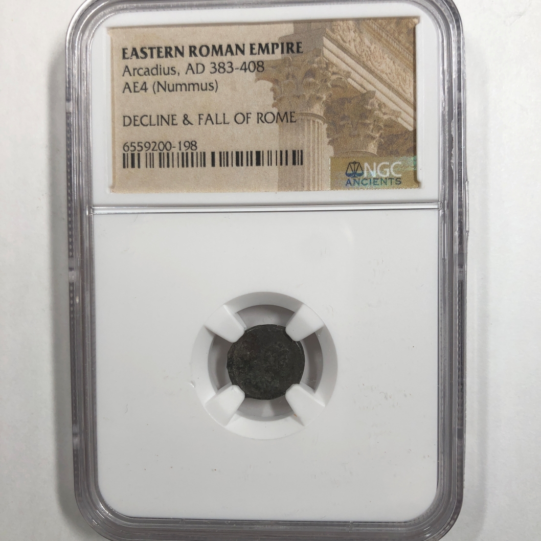 Eastern Roman Empire Arcadius 383-408AD Certified by NGC *Fall of Rome ...