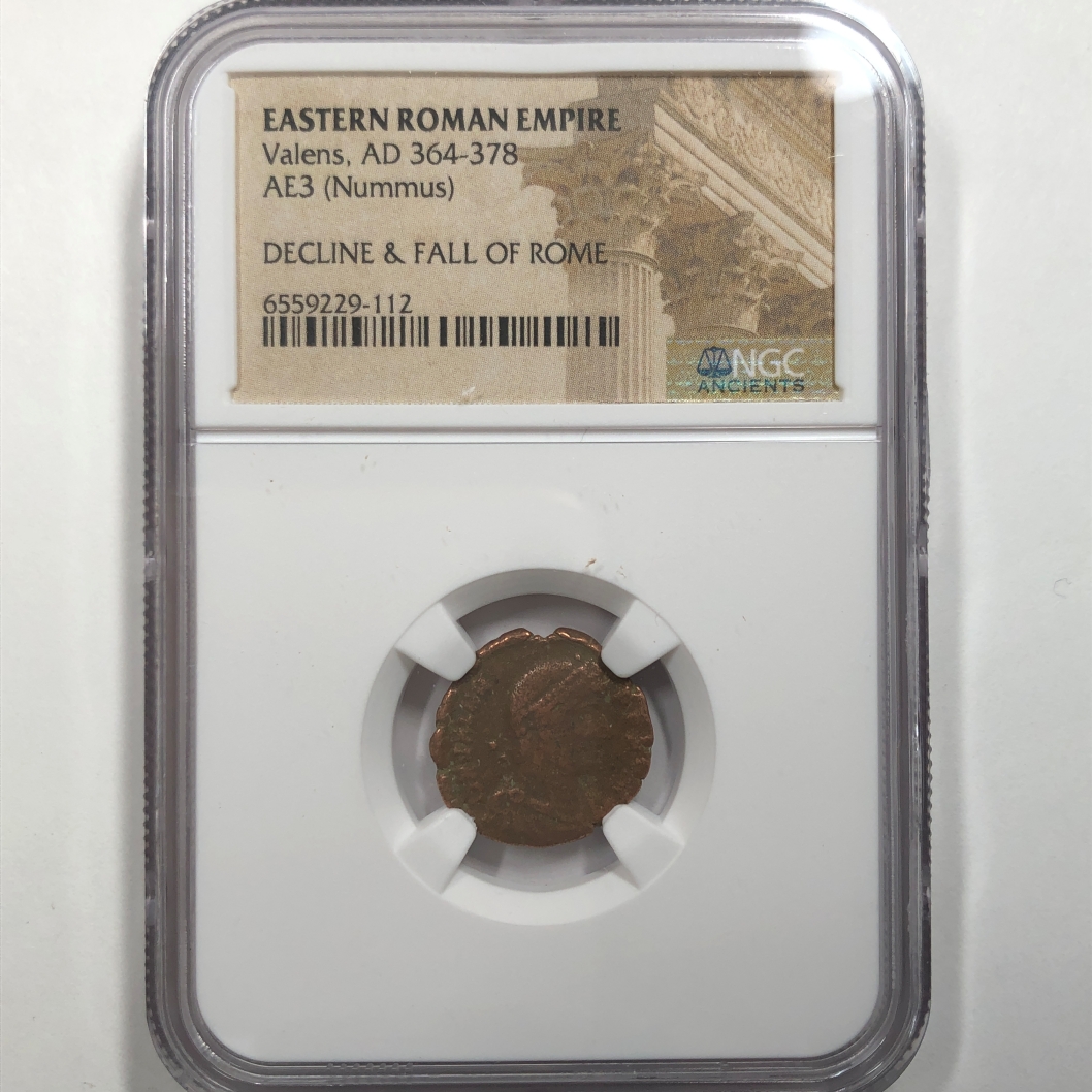 Eastern Roman Empire Valens 364-378AD Certified by NGC *Decline of Rome ...