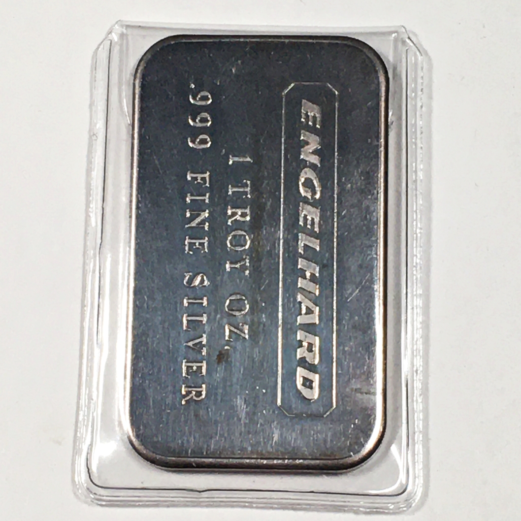 ENGELHARD One Ounce .999 Fine Proof Silver Bar*In Original Packet ...