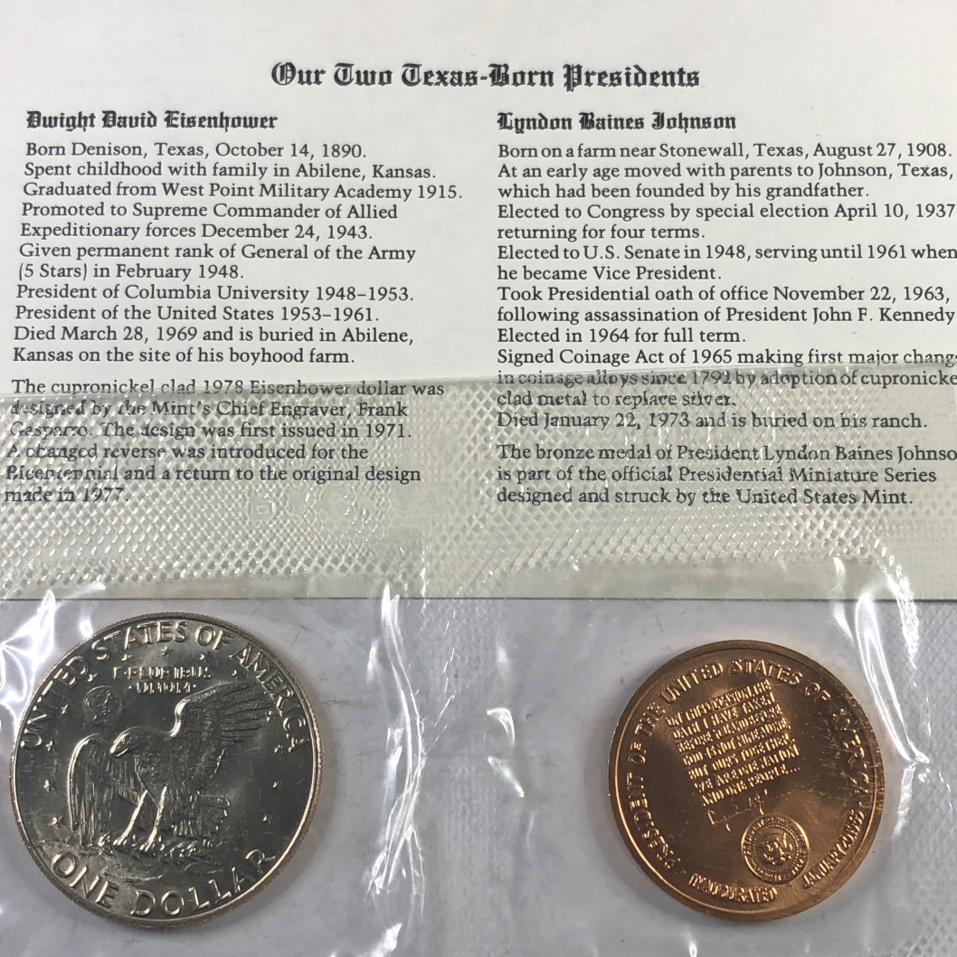 ANA Convention Set 1978 with Ike Dollar and Medal | Property Room