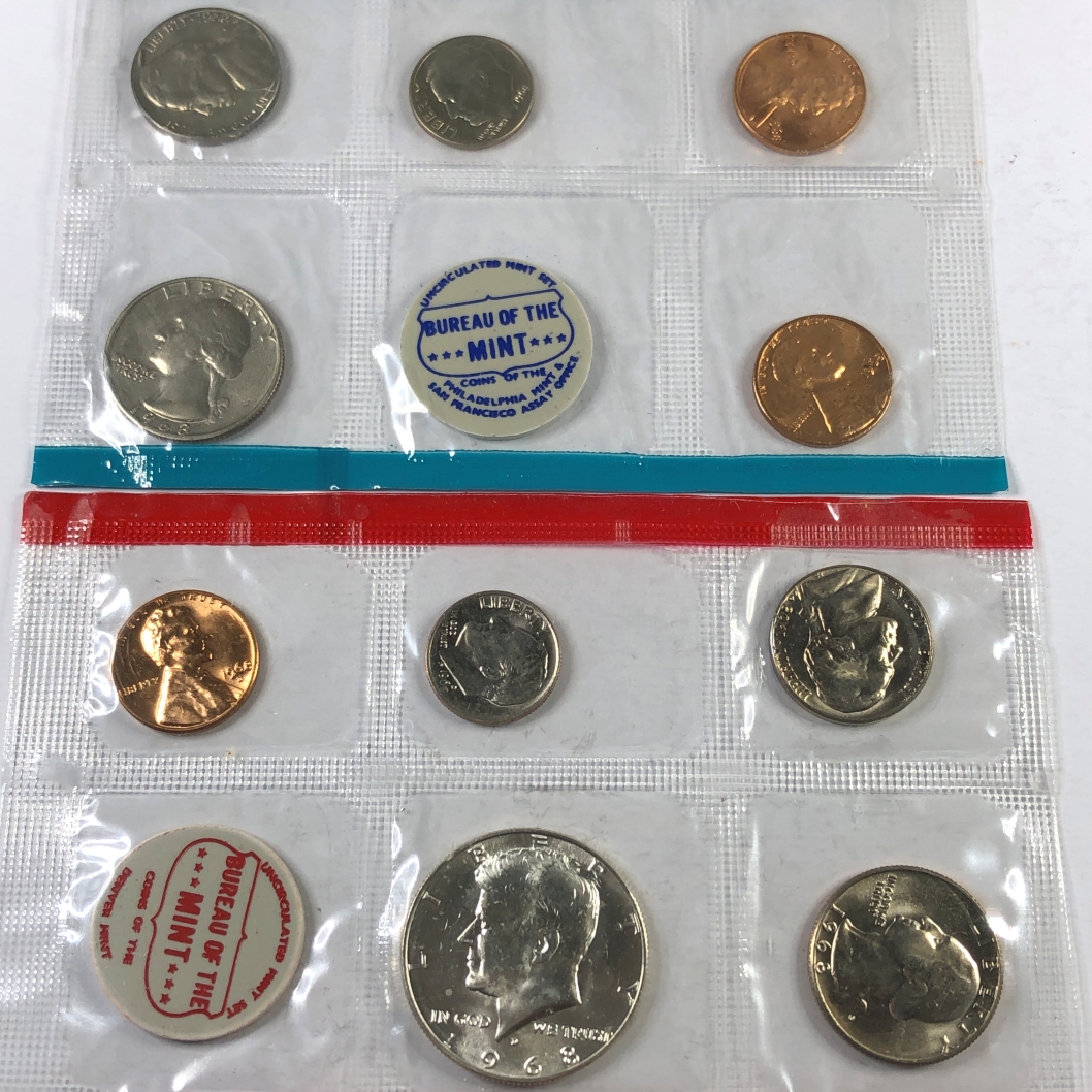 1968 Mint Set with Silver Half Dollar | Property Room