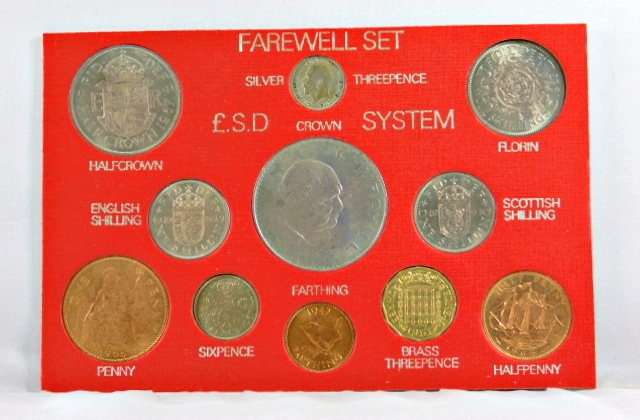 Farewell Set of Crown System - 11 Coins in Set - SILVER 3 Pence ...