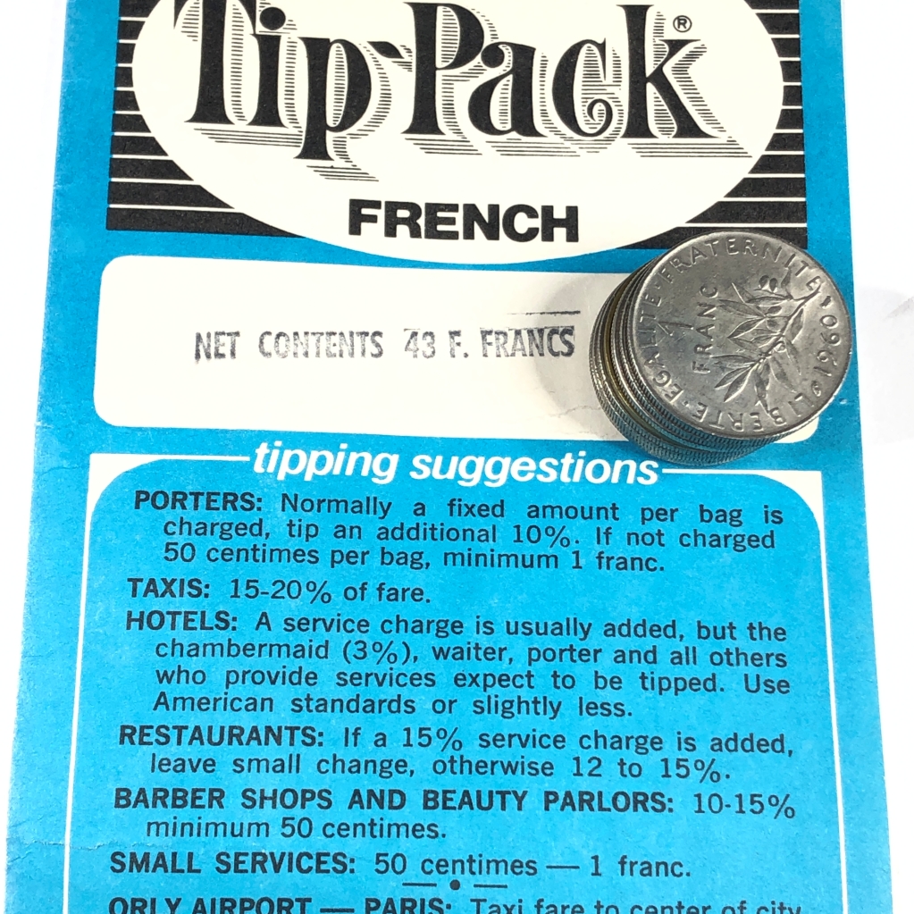 French Tip Pack*Convenient Small Change to Use For Tips Such as Porters ...