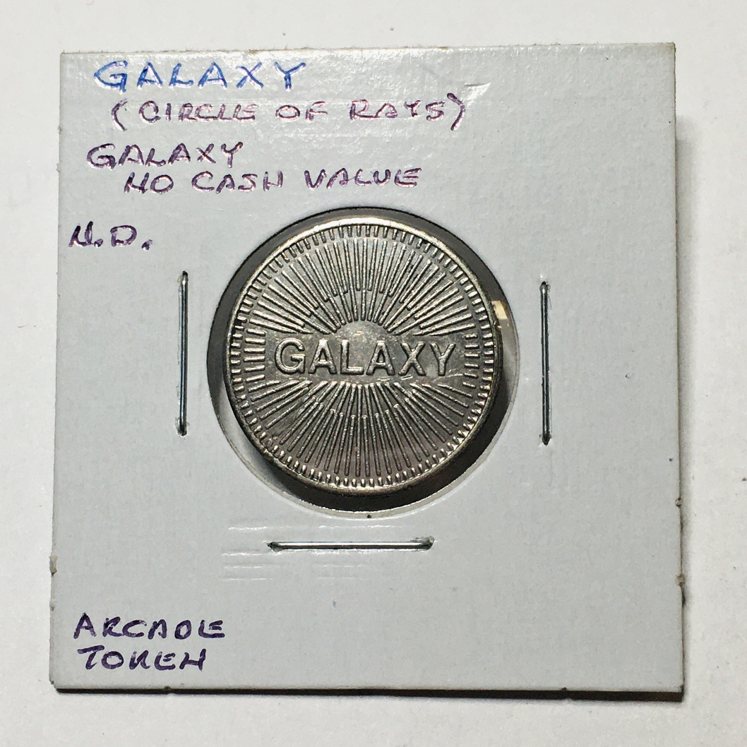 Galaxy Arcade Token*Nickel*22mm | Property Room