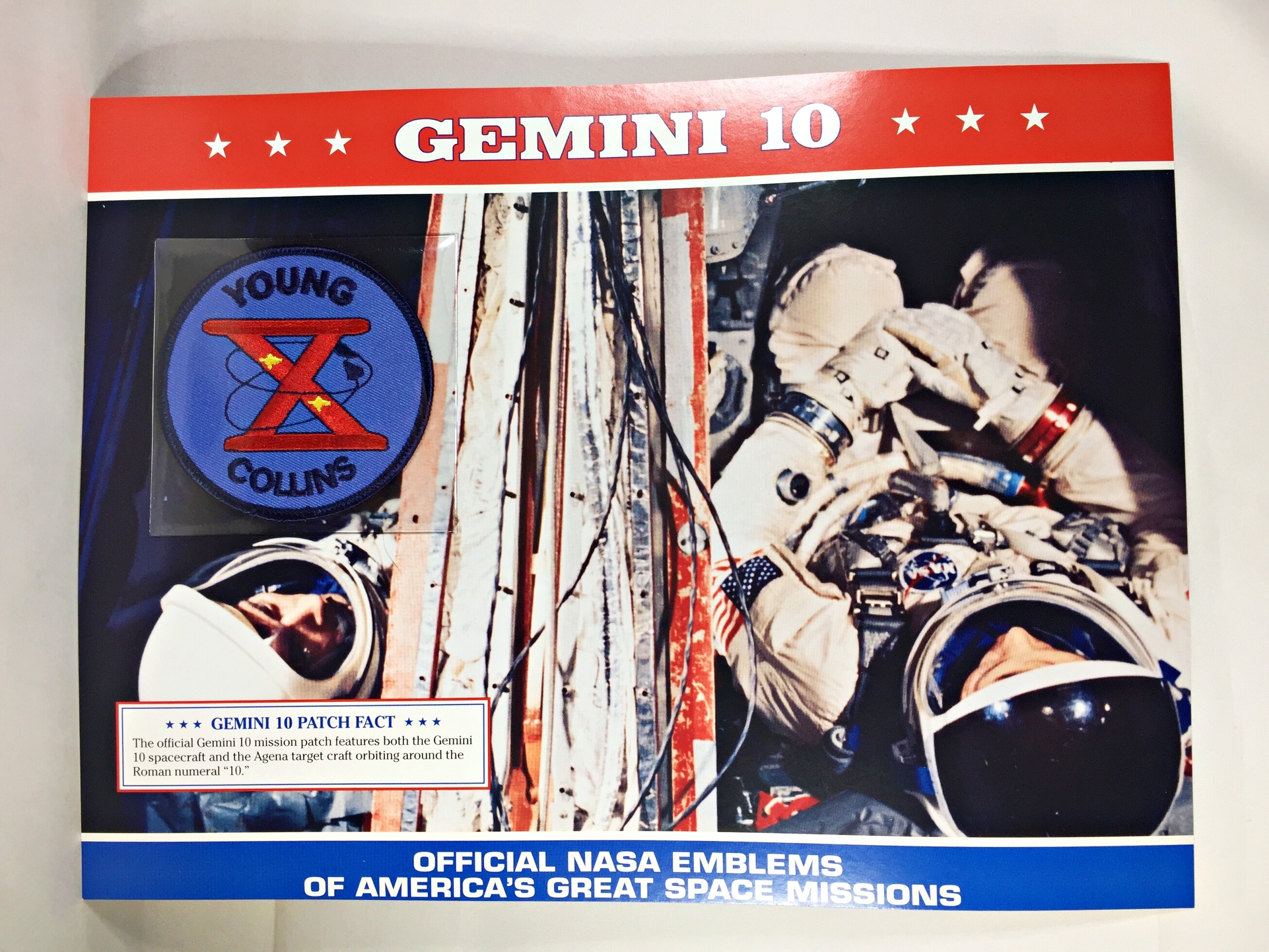 GEMINI 10 (Young and Collins) NASA Space Mission Emblem Patch*Encased ...