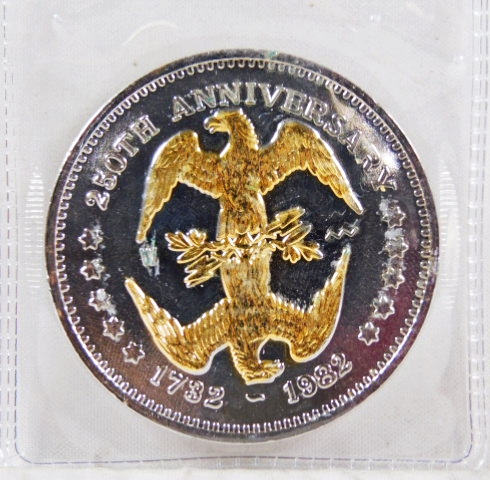 George Washington Double Eagle Commemorative*24K Gold Highlights ...